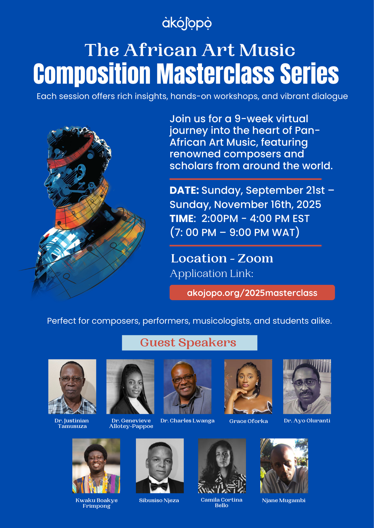 The African Art Music Composition Virtual Masterclass Series – Àkójọpọ̀